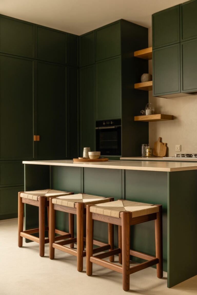 Dark Green Kitchen Magic: 12 Bold Ideas For Modern Elegance