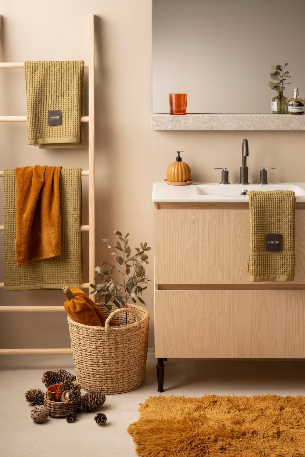 Fall Bathroom Decor: 12 Brilliant Ways To Add Autumn Calm