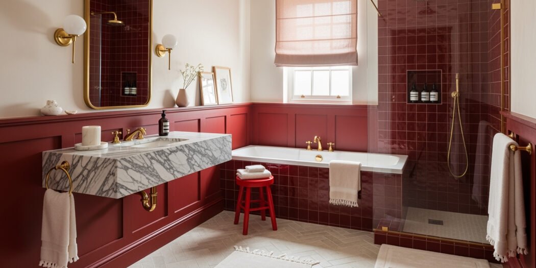 Red Bathroom Decor: 13 Brilliant Ideas To Try