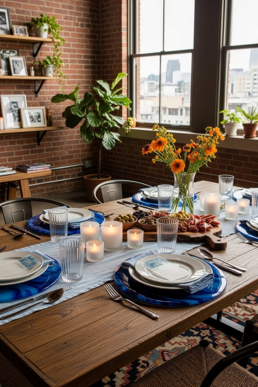 Blue Thanksgiving Table Décor: 14 Stunning Ideas